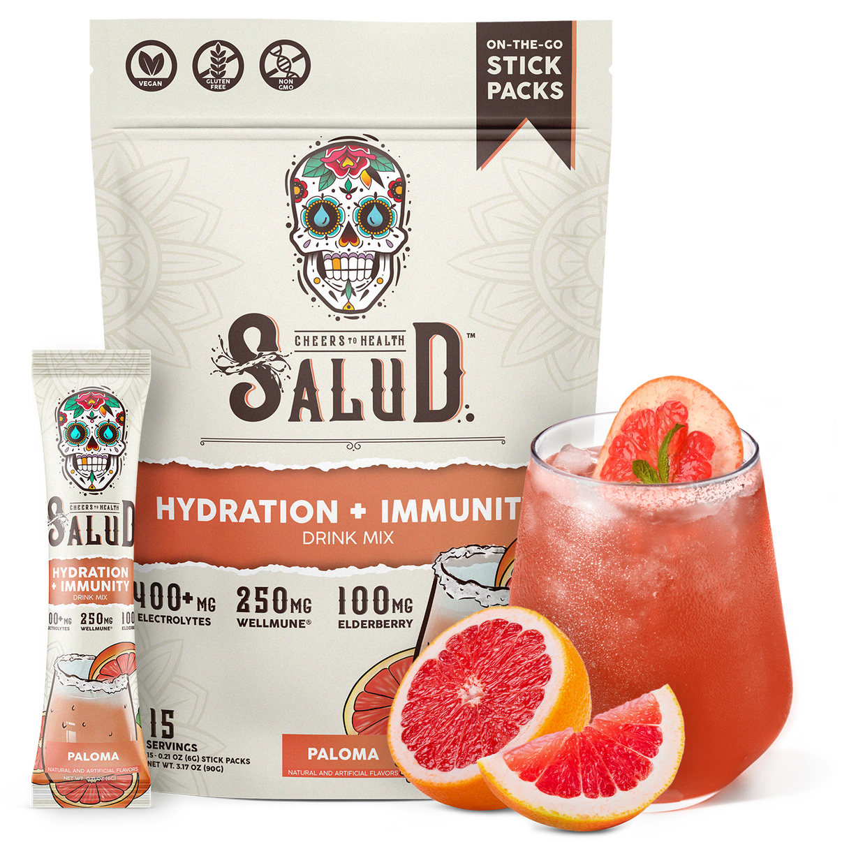 Hydration + Immunity, Paloma – Taste Salud